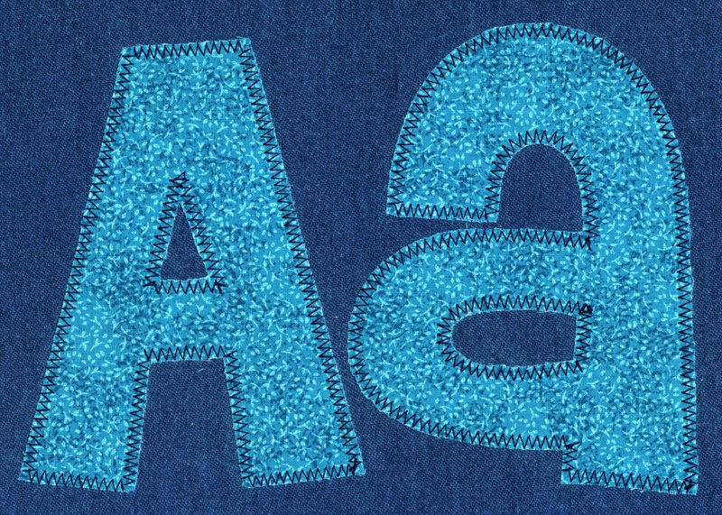 442 Cheri Zig Zag Applique Font Jolsons Designs