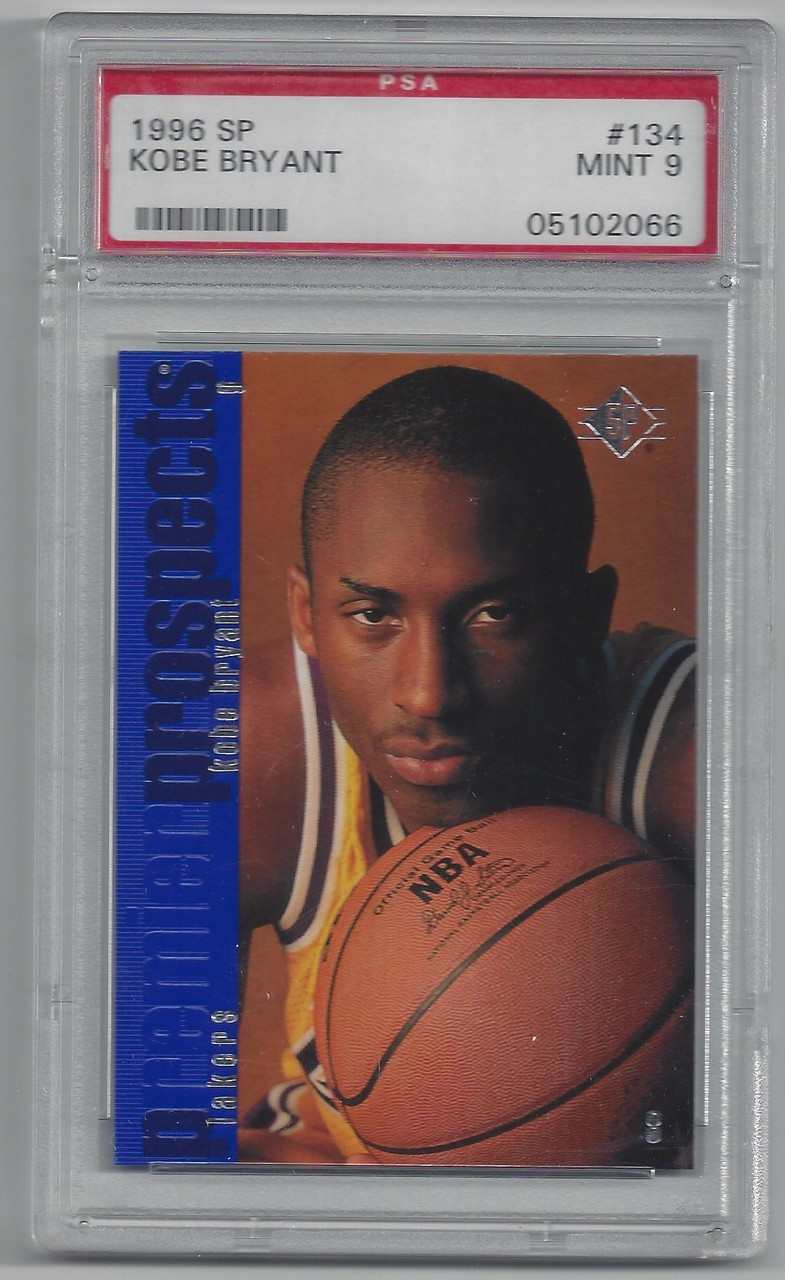 1996 BASKETBALL SP #134 KOBE BRYANT ROOKIE CARD LOS ANGELES LAKERS ...