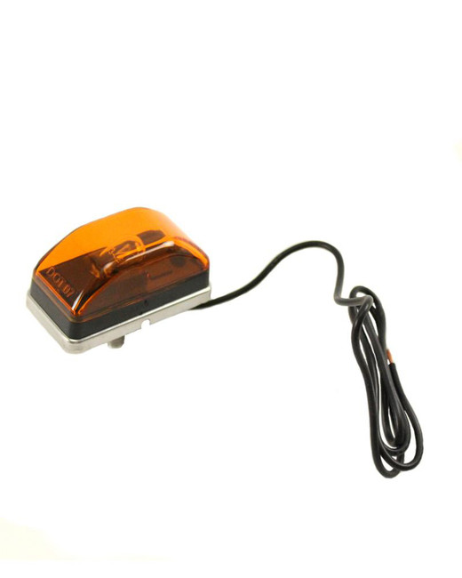 Stainless Steel Amber Stud Mount Trailer Marker Light