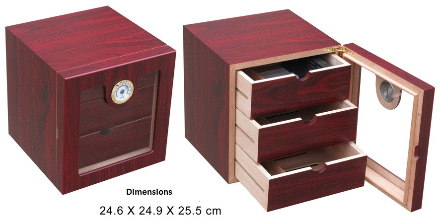 Cigar Cabinet - Cherry - Cigar Hut
