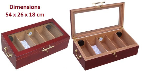 Glass Top Display Humidor - Cigar Hut