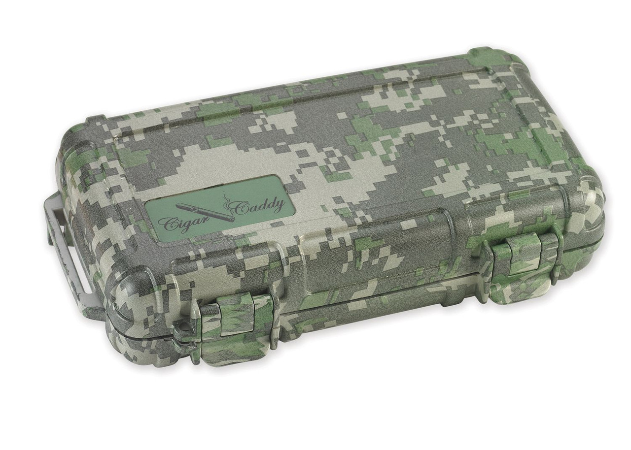 Cigar Caddy 5 Cigar Travel Humidor - Camo - Cigar Hut