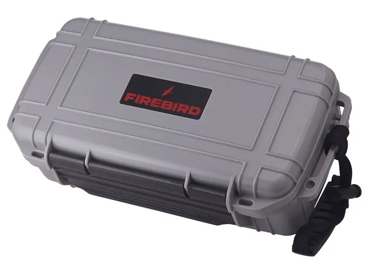 Firebird 10 Cigar Travel Case -Silver - Cigar Hut