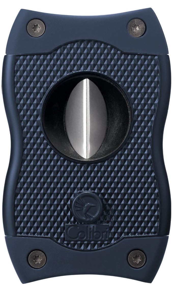 Colibri Two-in-one V-Cut and Straight Cut - Navy Blue - Cigar Hut
