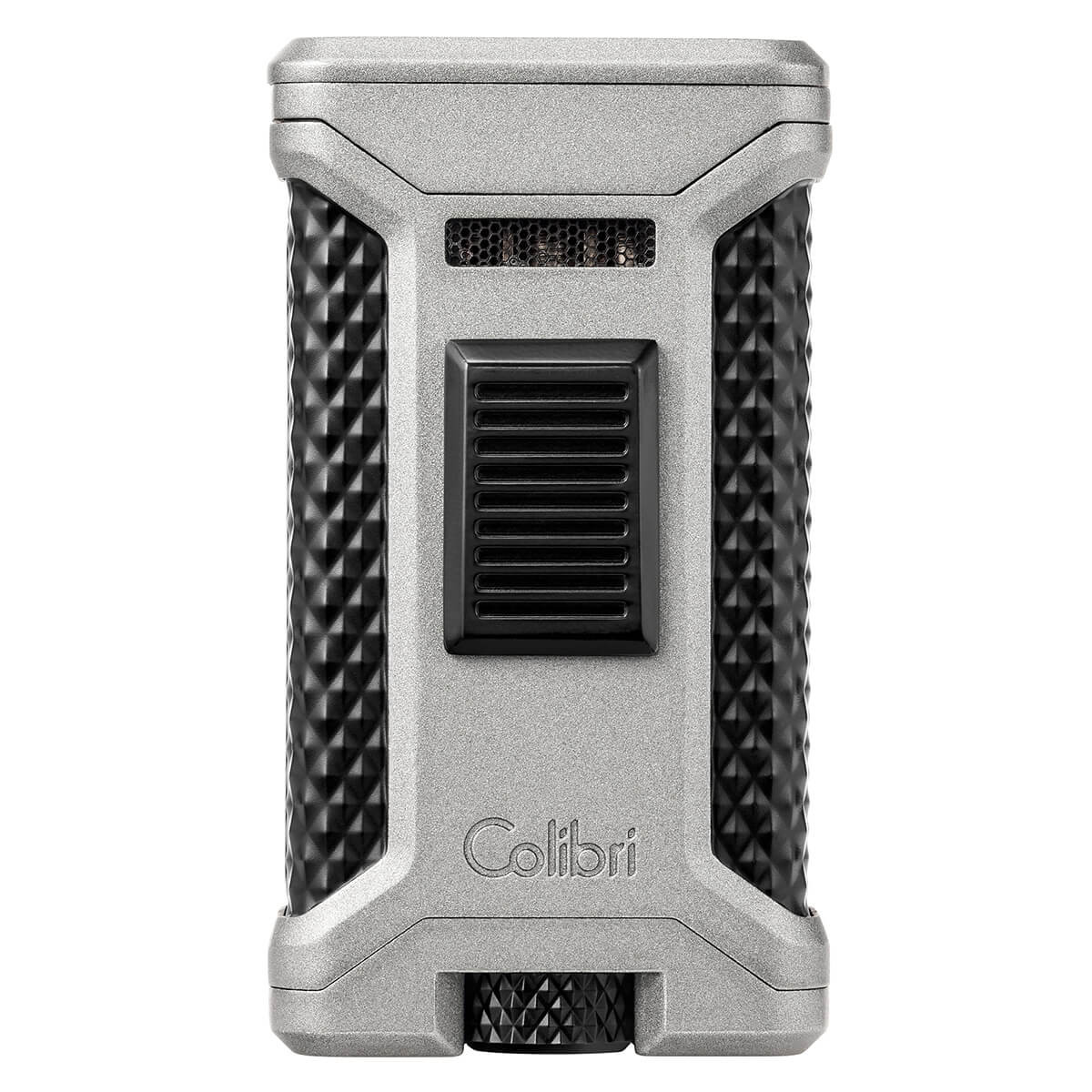 Colibri Ascari Triple Jet Lighter + Slide Punch - Charcoal - Cigar Hut
