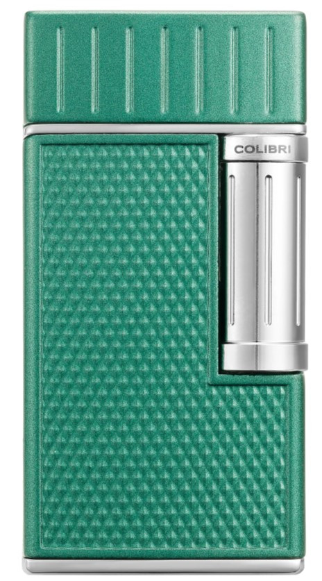 Colibri Julius Classic Double Flame Flint Lighter - Green - Cigar Hut