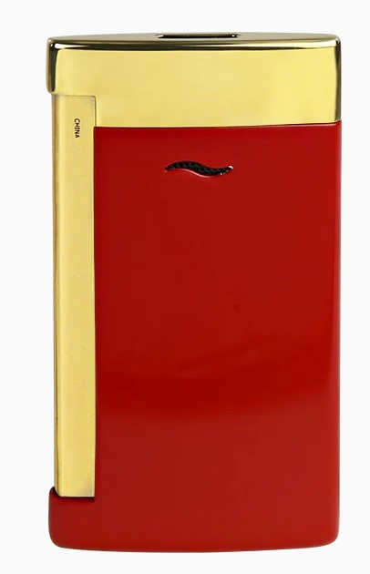 ST Dupont Slim 7 Burgundy and Golden Finish - Cigar Hut