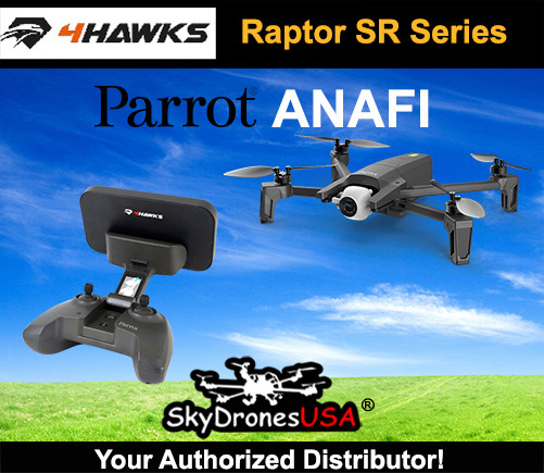 4Hawks Raptor SR Range Extender Antenna Parrot Anafi