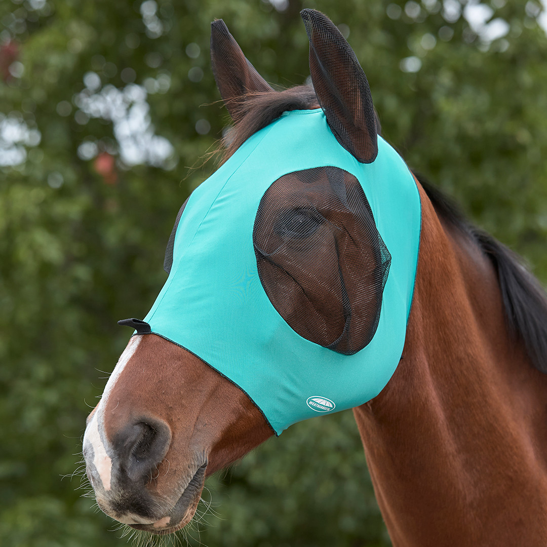 Weatherbeeta DELUXE Stretch Bug Eye Saver Fly Mask with Ears, Pony & Cob