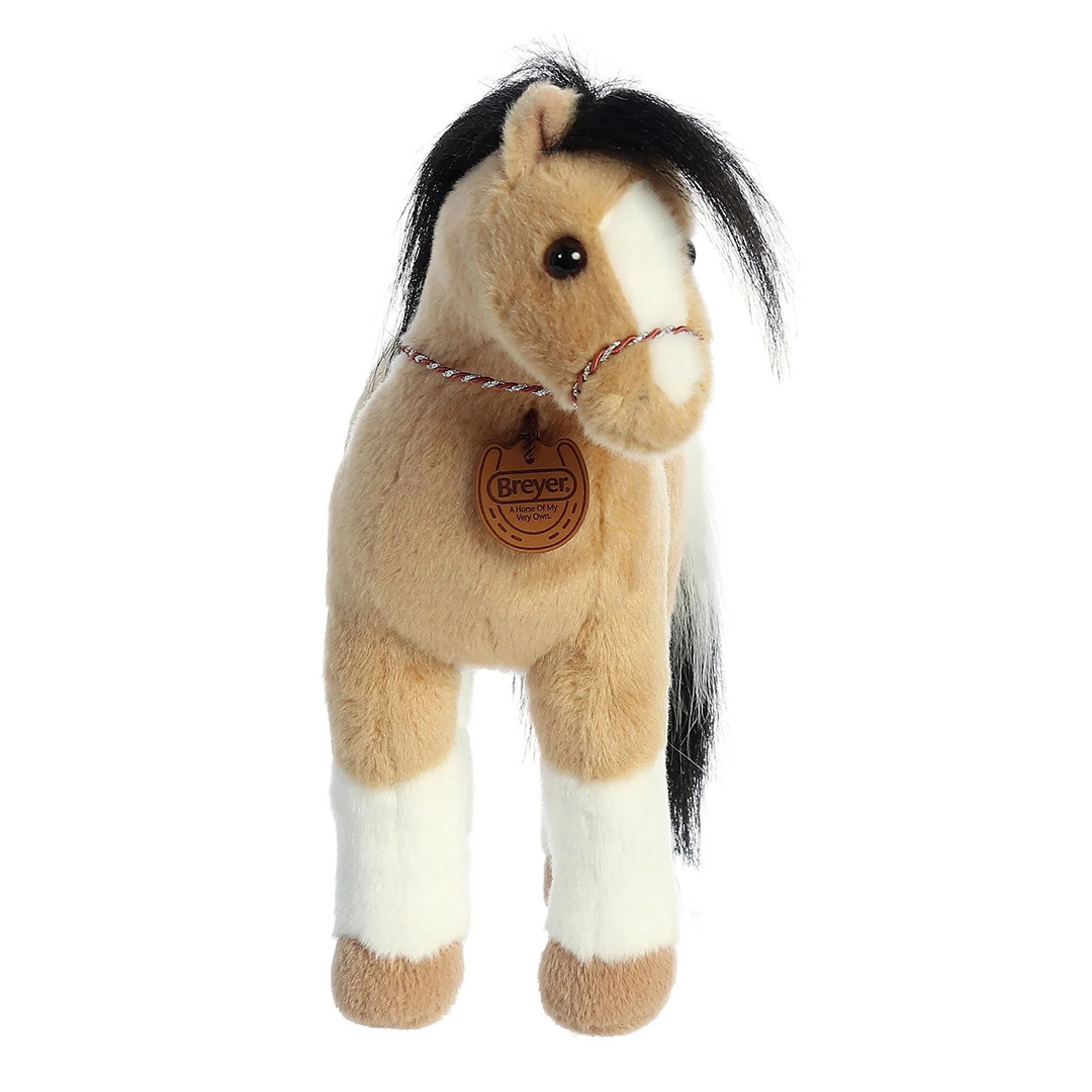 Breyer Showstoppers Plush by Aurora, 13" Buckskin Pinto