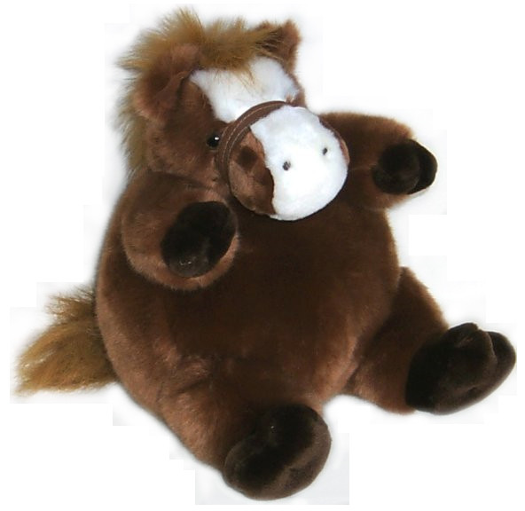 'Life is Good' Plump Plush Pony - Just for Ponies