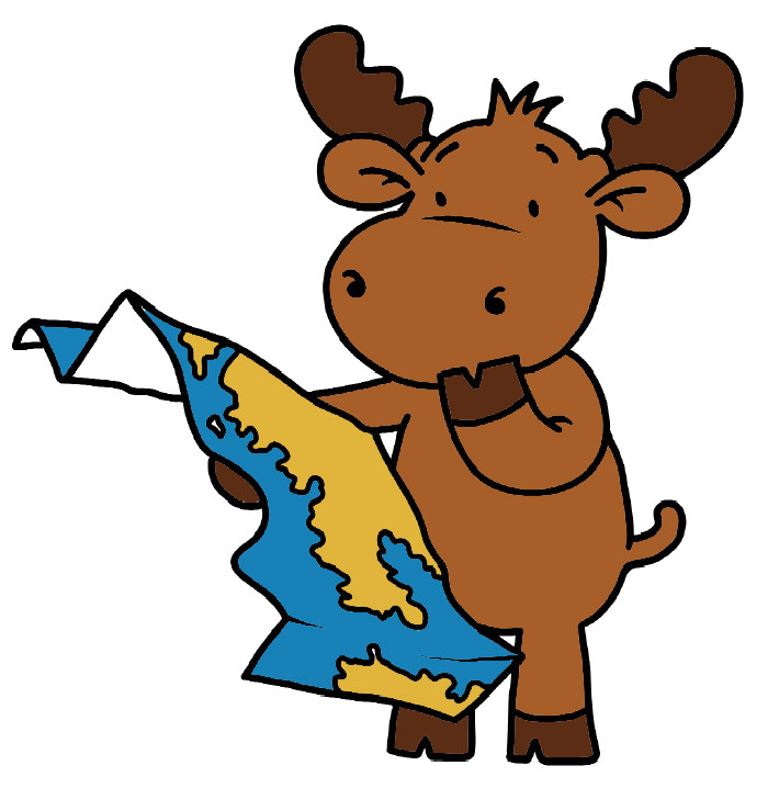 Riley and Company, Riley the Moose, red rubber stamps, Funny Bones