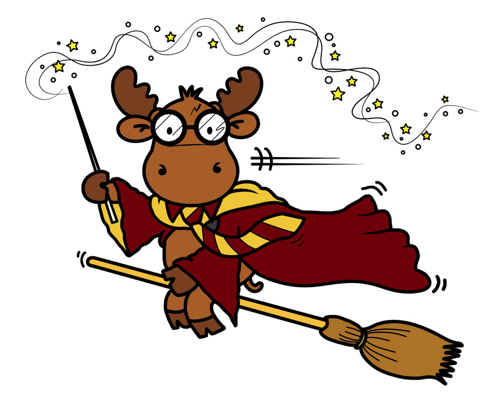 Riley and Company, Riley the Moose, red rubber stamps, Funny Bones