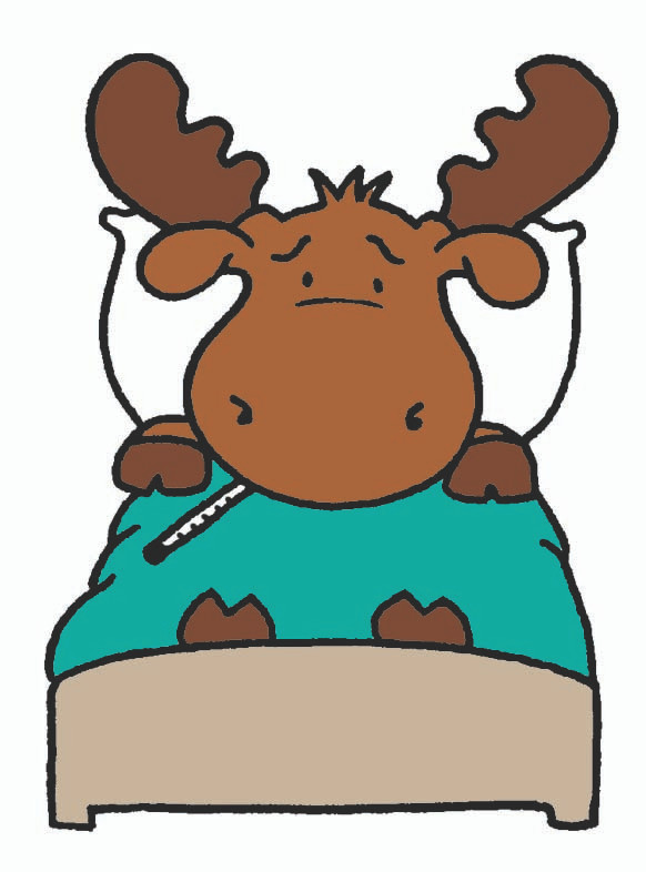 Riley and Company, Riley the Moose, red rubber stamps, Funny Bones