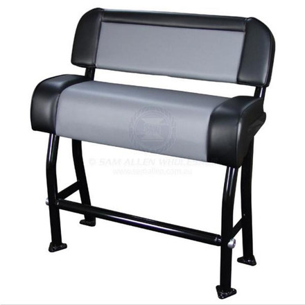 Relaxn Centre Console Leaning Post Seat Grey/Black with Black Frame ...