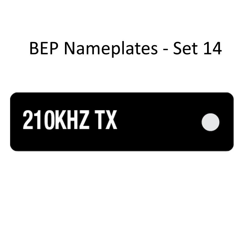 BEP Nameplates for Circuit Identification - Set 14 (113737) | Boat ...