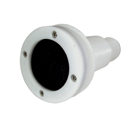 Thru Transom Scupper - White Acetal (138812) | The Boat Warehouse