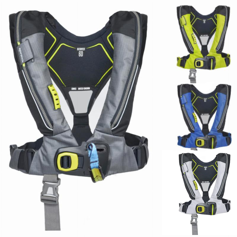 Spinlock Deckvest 6D PFD - 170N with HRS (SPDW-LJH6D/A/HRS SPDW-LJH6D ...