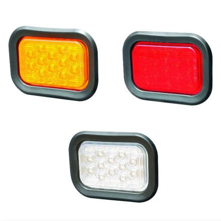 LED Flush Mount Rectangular Trailer Light (547150 547152 547154) | The ...