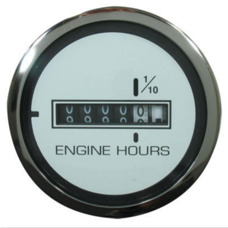 Veethree Instruments Lido Pro Domed Gauge - Hourmeter (112360) | The ...