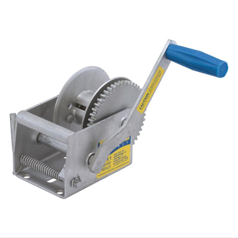 Atlantic Winch - No Cable, Fixed Handle (542720) | The Boat Warehouse
