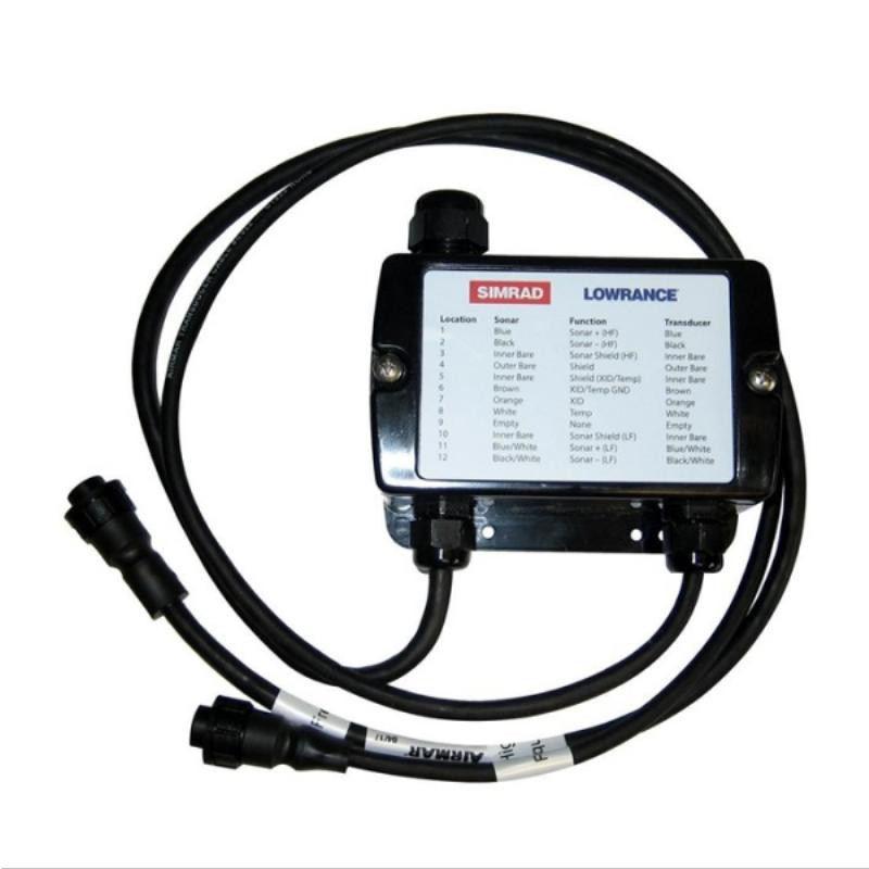 Lowrance Dual 9-Pin Wiring Block Sonar Adapter (000-13262-001) | Boat Warehouse Australia