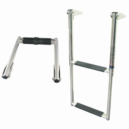 Telescopic Boarding Ladder - Stainless Steel (194218 194220) | Boat ...