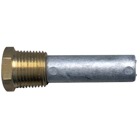 Pencil Zinc Anode With Brass Plug | Boat Warehouse Australia