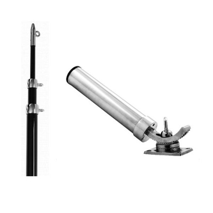 Viper Outrigger Multidirectional Bundle Deck Mount For 2 Stage Pole ...