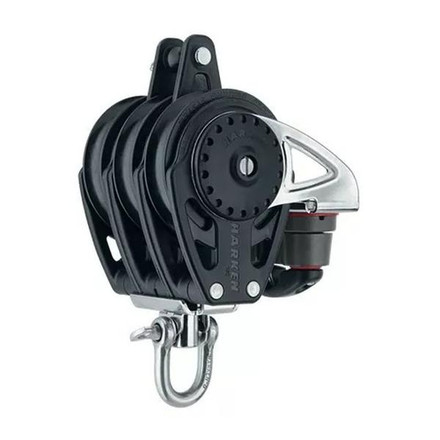 Harken 75mm Triple Block - Swivel, Becket, Cam Cleat (2669) | Boat ...