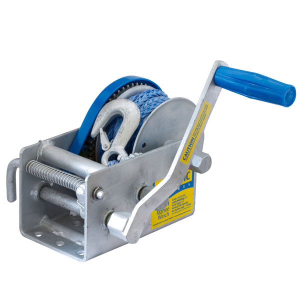 Atlantic Boat Trailer Winch - 15:1/5:1/1:1 - Rope with Snap Hook ...
