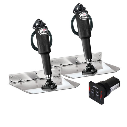 Lenco Electro Polished Trim Tab Kits - Standard Mount | Boat ...