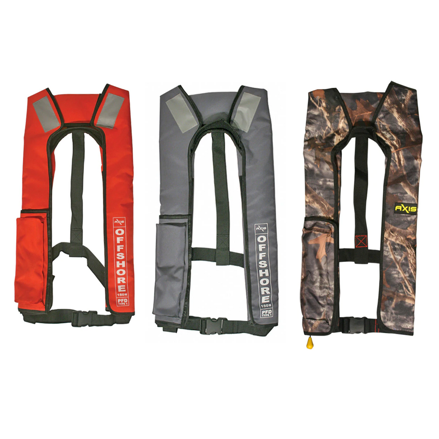 Axis Manual Inflatable PFD 150 Life Jacket (RWB7002 RWB7004 RWB7375 ...