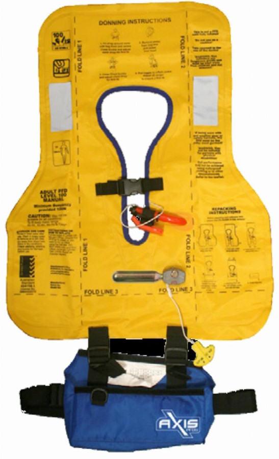 Axis Inflatable - Approved Waist Belt 100N Jacket - Manual Inflation ...