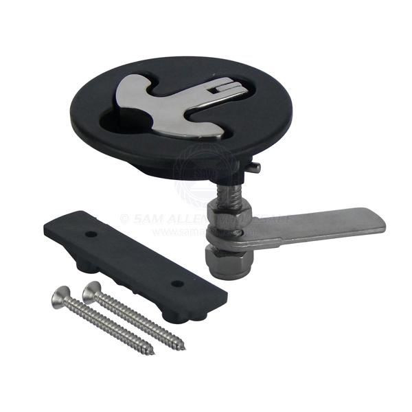Black Hatch T-Handle Latch | Boat Warehouse Australia