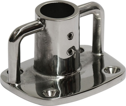 Stainless Steel Heavy Duty Stanchion Base | Boat Warehouse