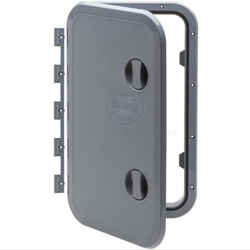 CAN-SB Marine Plastics Plastic Hatch with Removable Hinge - Grey, 606mm ...