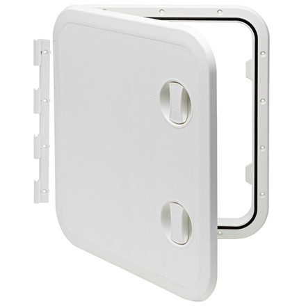 CAN-SB Marine Plastics Plastic Hatch with Removable Hinge - White ...