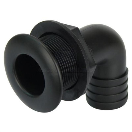 CAN-SB Marine Plastics Skin Fitting 90 Degree Black Nylon (45473 45474 ...