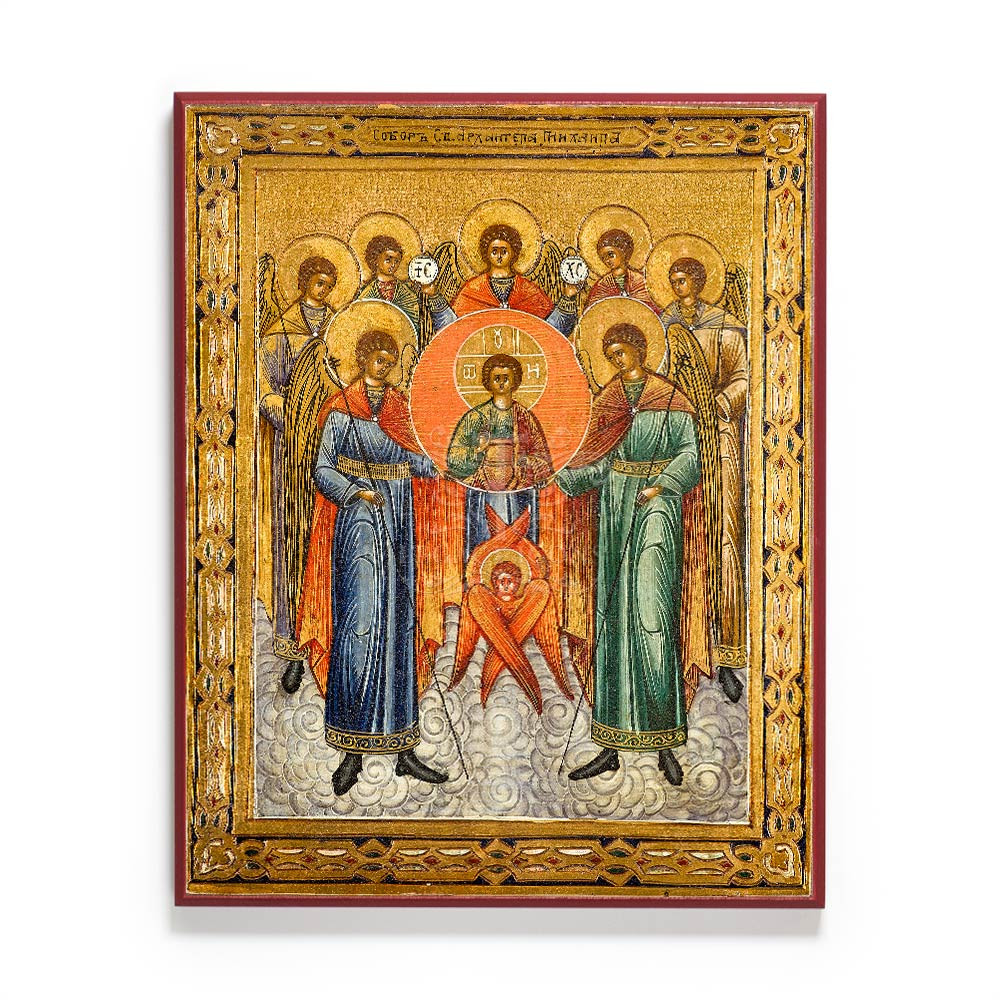 Synaxis of the Archangels (XVIIIc) Icon - F177 - Legacy Icons