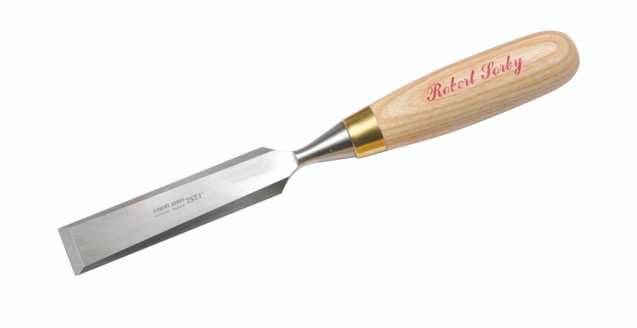 Robert Sorby 530 - Bevel Edge Chisel Ash Handle 1" (25mm) - Canucktools