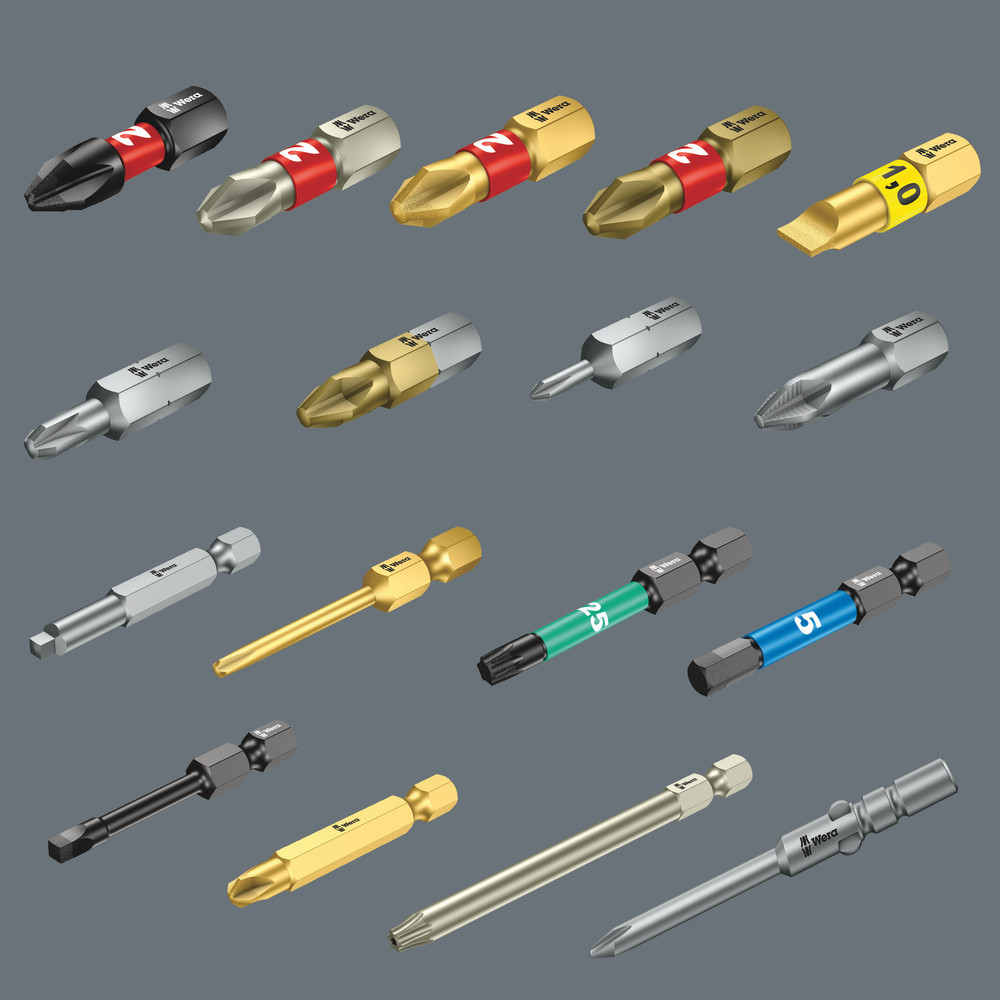 Wera 05073340001 - 867/1 Z Tx 15 X 25 Mm Sb Bits Assortment - Canucktools