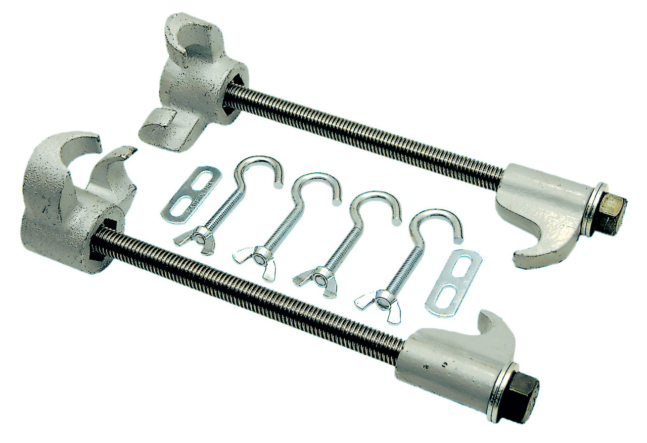 Macpherson strut and coil spring compressor store