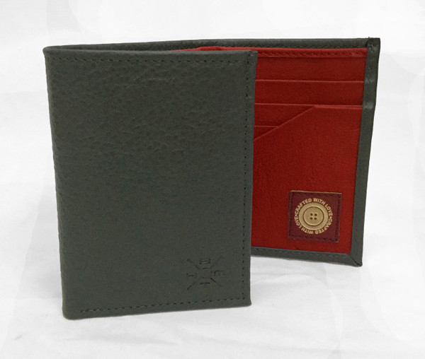 Grey Tri-Fold Wallet