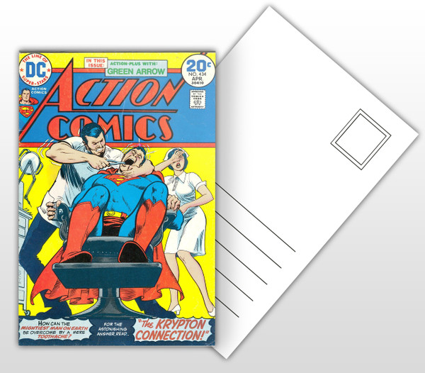Action Comics - The Krypton Connection Comic Postal Card