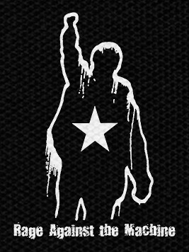 Rage Against the Machine Fist Up Printed Patch