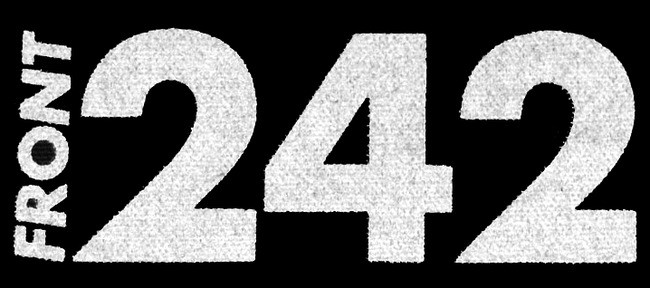 Front 242 Logo Printed Patch