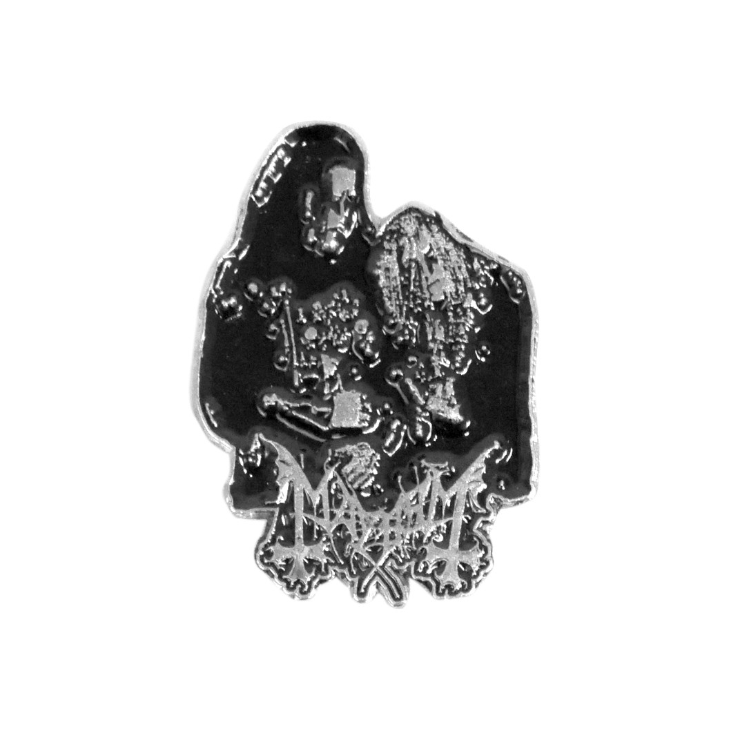 Mayhem - Euronymous & Dead 1.5x2" Metal Badge Pin - Nuclear Waste