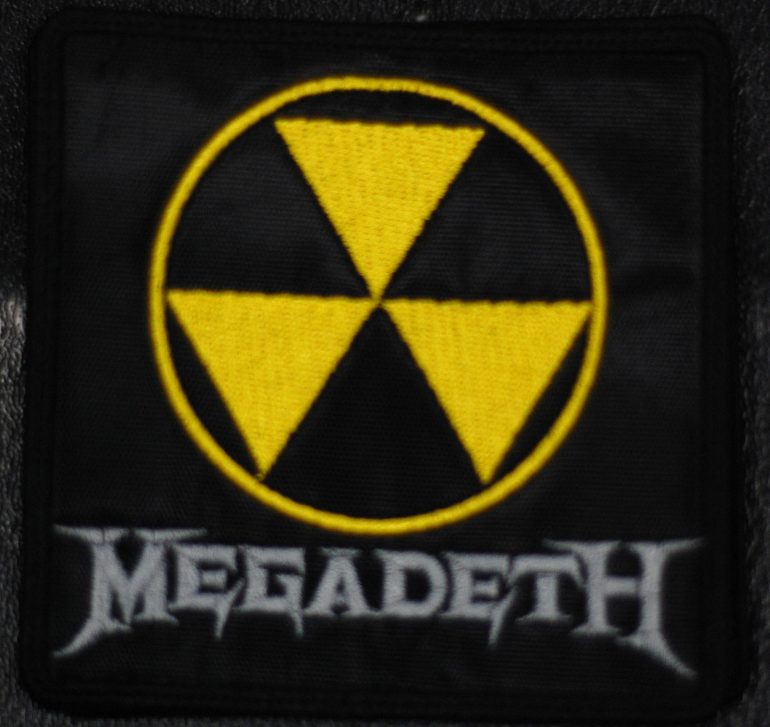 Megadeth - Radioctive 3x3" Embroidered Patch - Nuclear Waste