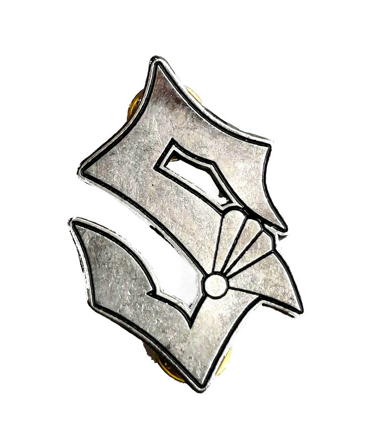 Sabaton S - Logo Metal Badge - Nuclear Waste